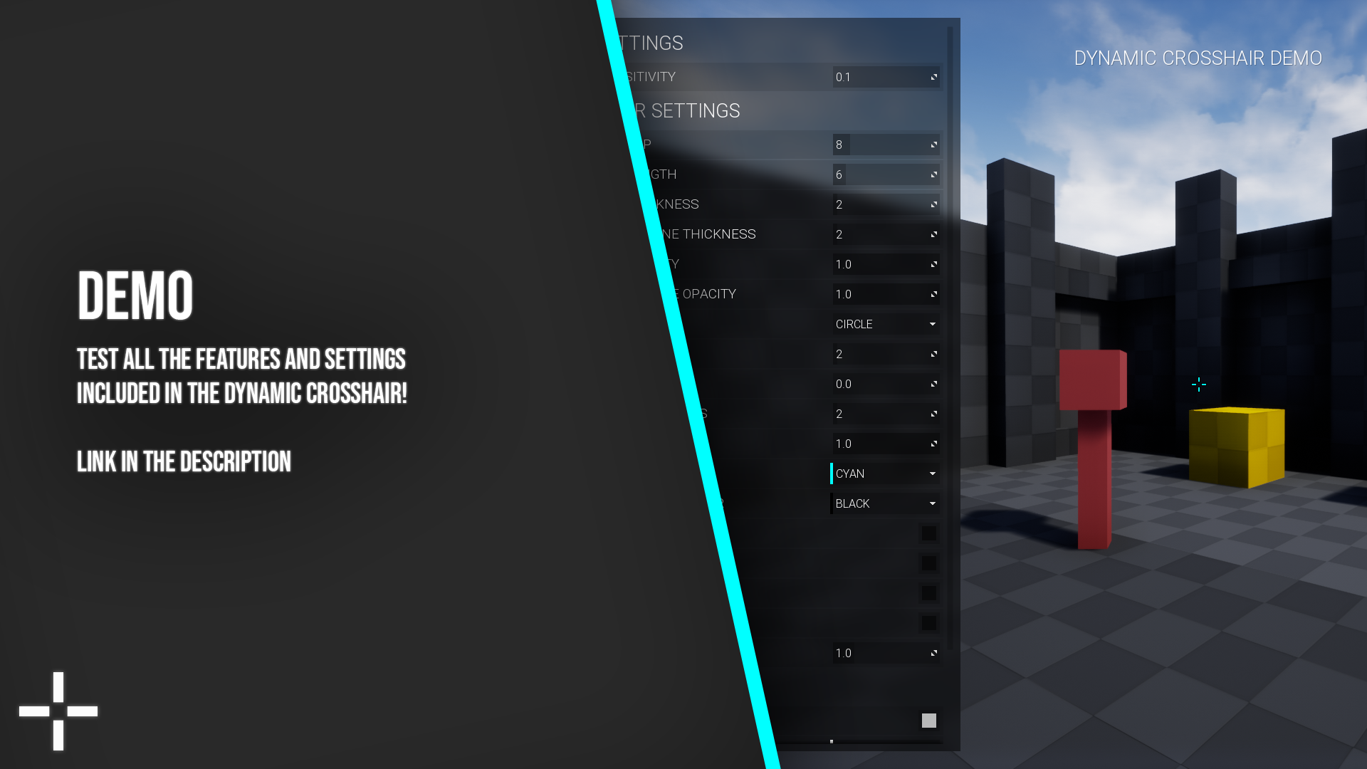 Dynamic Crosshair Widget